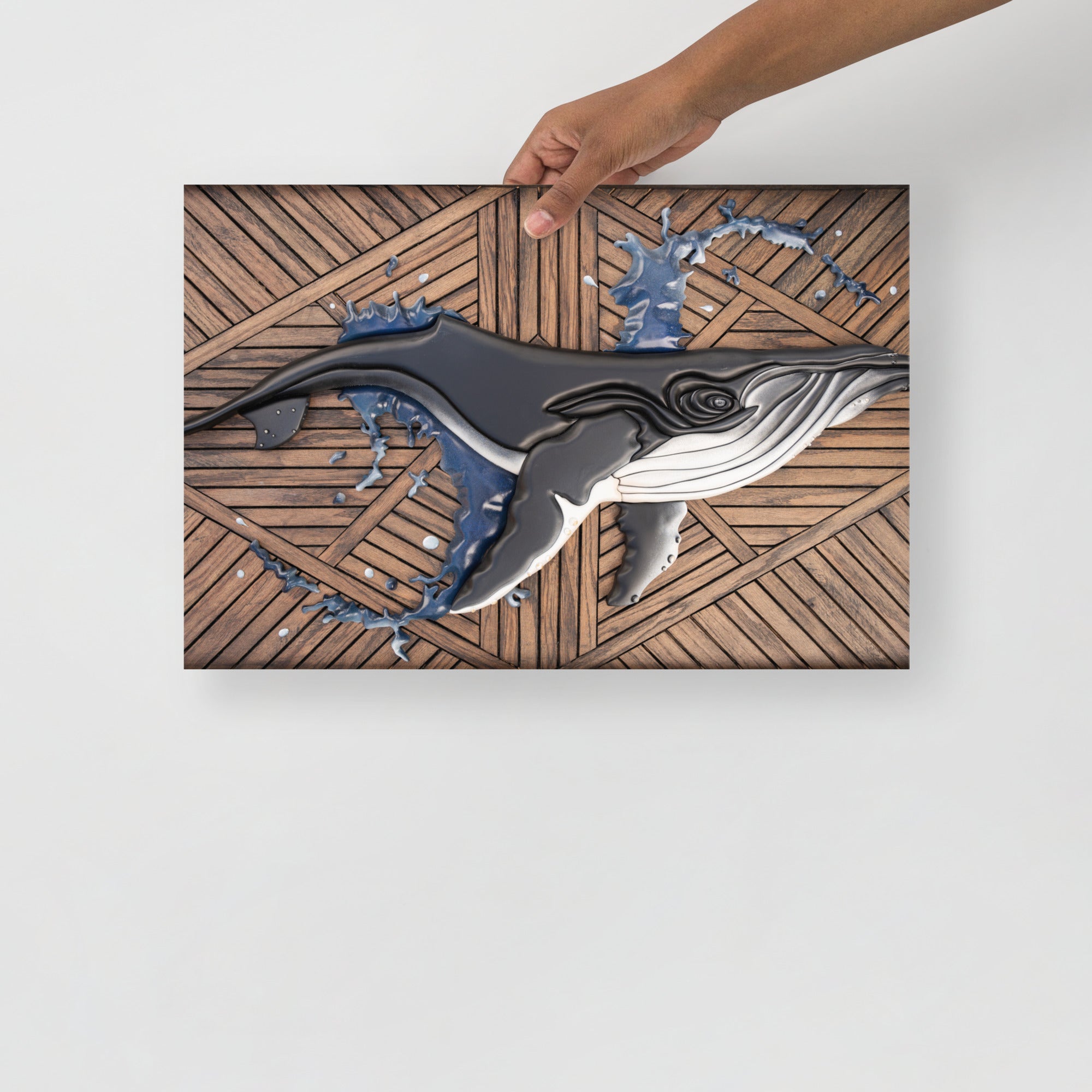 Coastline - Humpback Whale Poster Print – Wild Wood Creative