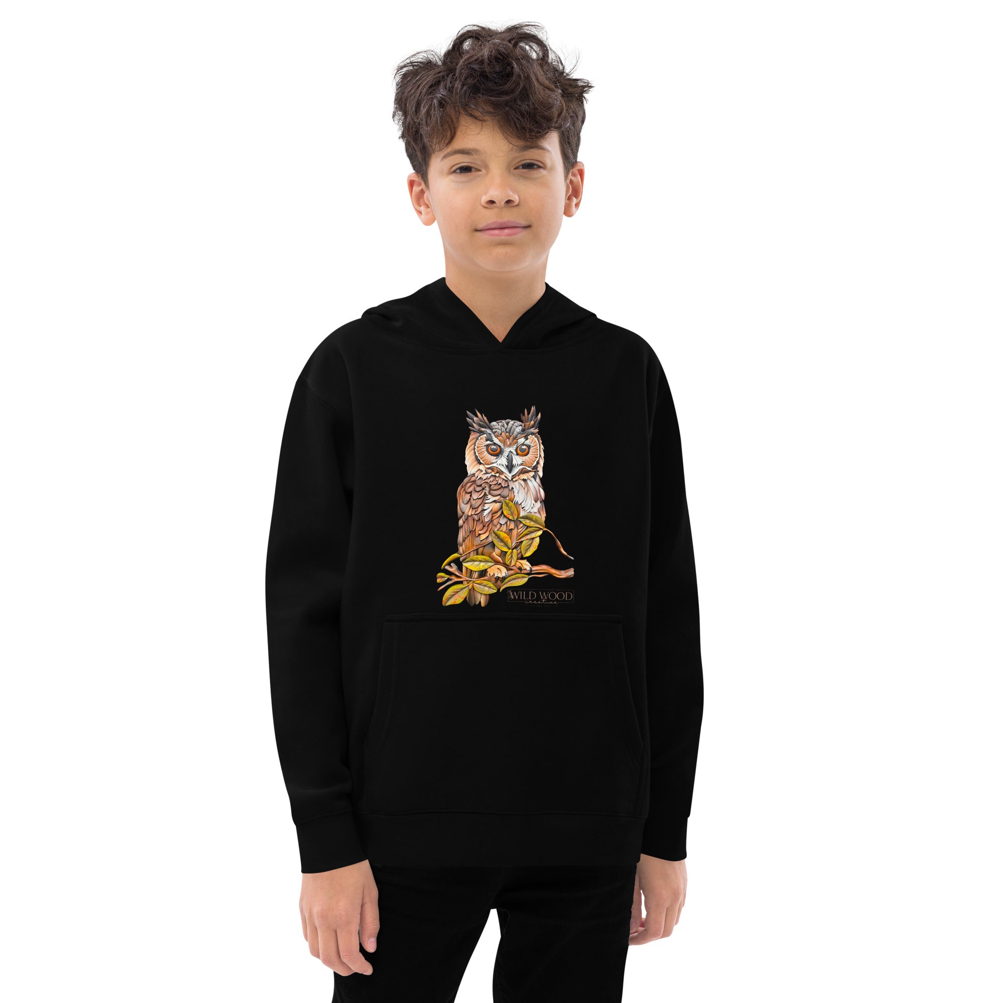 Vigilant - Kids fleece hoodie – Wild Wood Creative